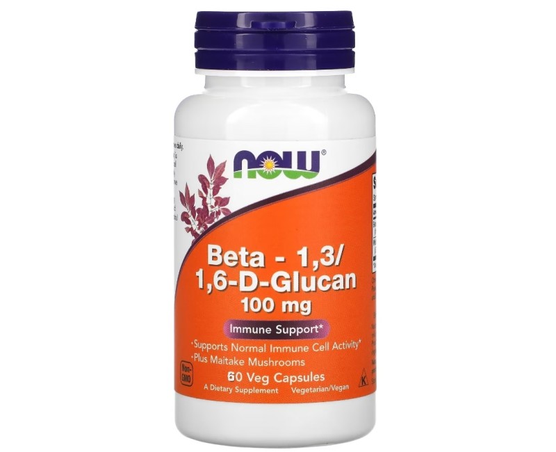 BETA 1,3/1,6 GLUCAN 60 VCAPS Now foods - PL Suplementos BETA 1,3/1,6 GLUCAN 60 VCAPS Now foods - PL Suplementos