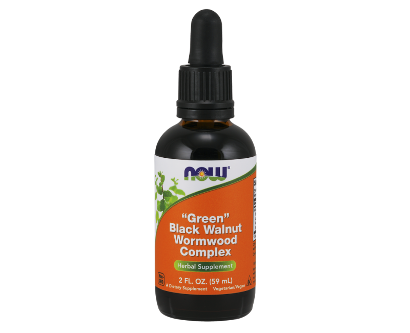 Green Black Walnut Wormwood Complex Liquid NOW Foods - PL Suplementos