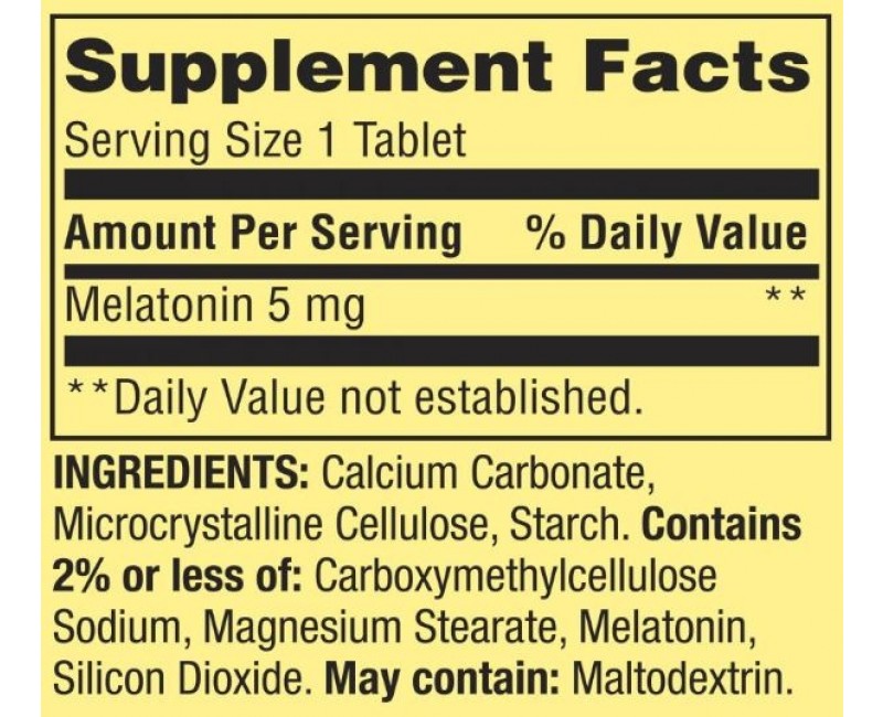 Melatonina 5mg FD 120 tablets morango Spring Valley - PL Suplementos